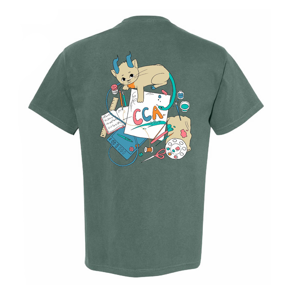 CCA Chimera Art Supply T-Shirt - Blue Spruce – ARCH Art Supplies