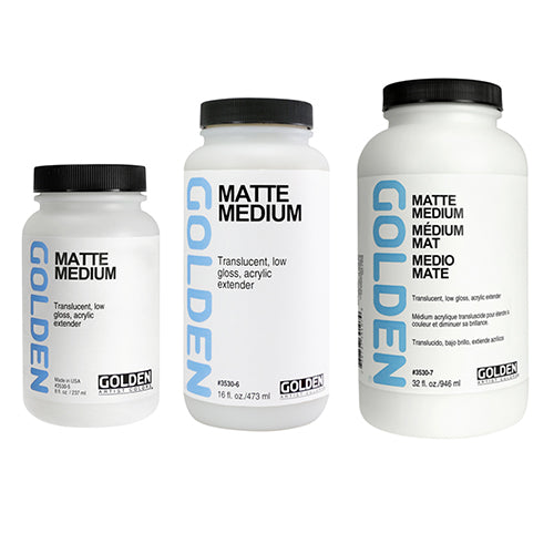GOLDEN Matte Mediums Various Sizes – ARCH Art Supplies
