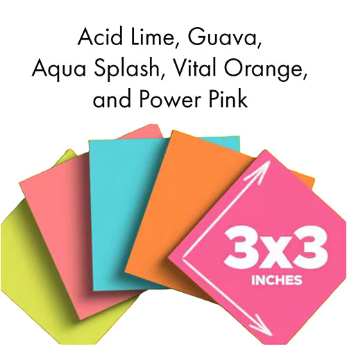 Post-it Notes Cube, 3x3", Poptimistic Collection – ARCH Art Supplies