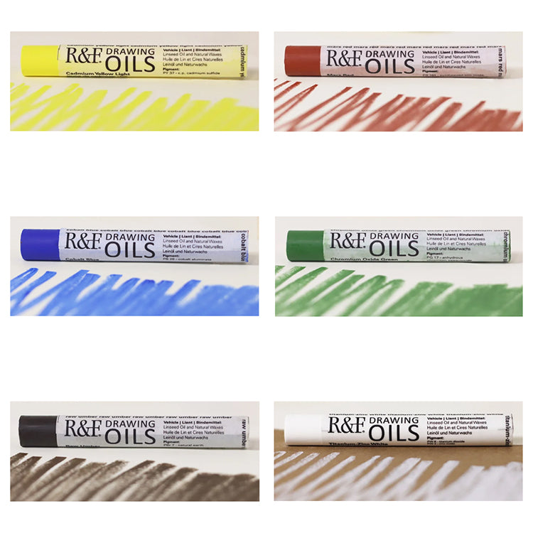 R&F Drawing Oils™ Introductory Set – ARCH Art Supplies