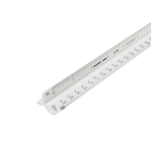 White Triangular Architects Scale - 12" – ARCH Art Supplies