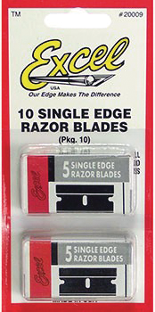 Excel Single Edge Razor Blades, 10pk or 100pk – ARCH Art Supplies