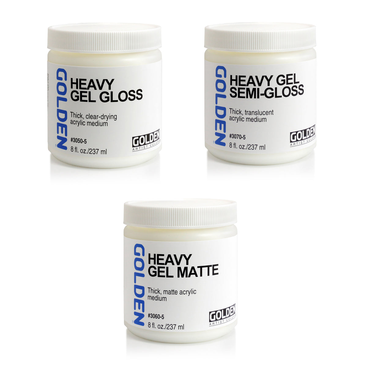 GOLDEN Heavy Gel Mediums 8oz – ARCH Art Supplies